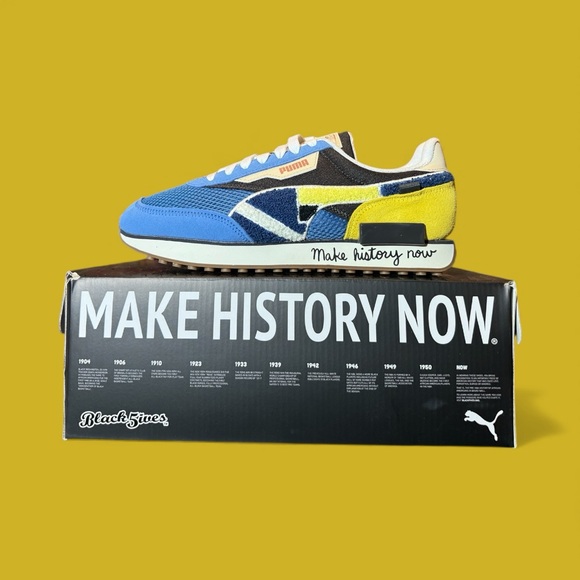 Puma | Shoes | Puma Black Fives X Future Rider Star Sapphire Maize ...